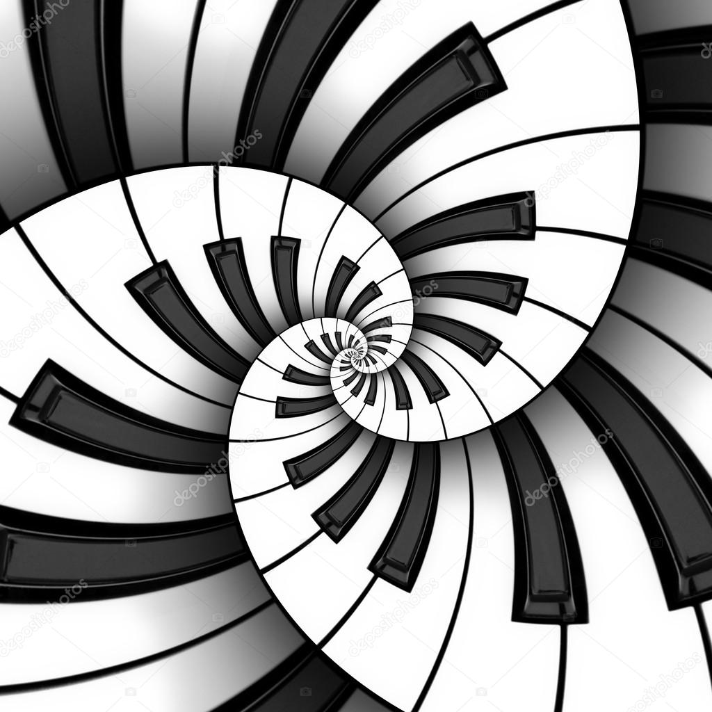 Three 3D Keyboard Spirals — Stock Photo © Dpullman #112652644