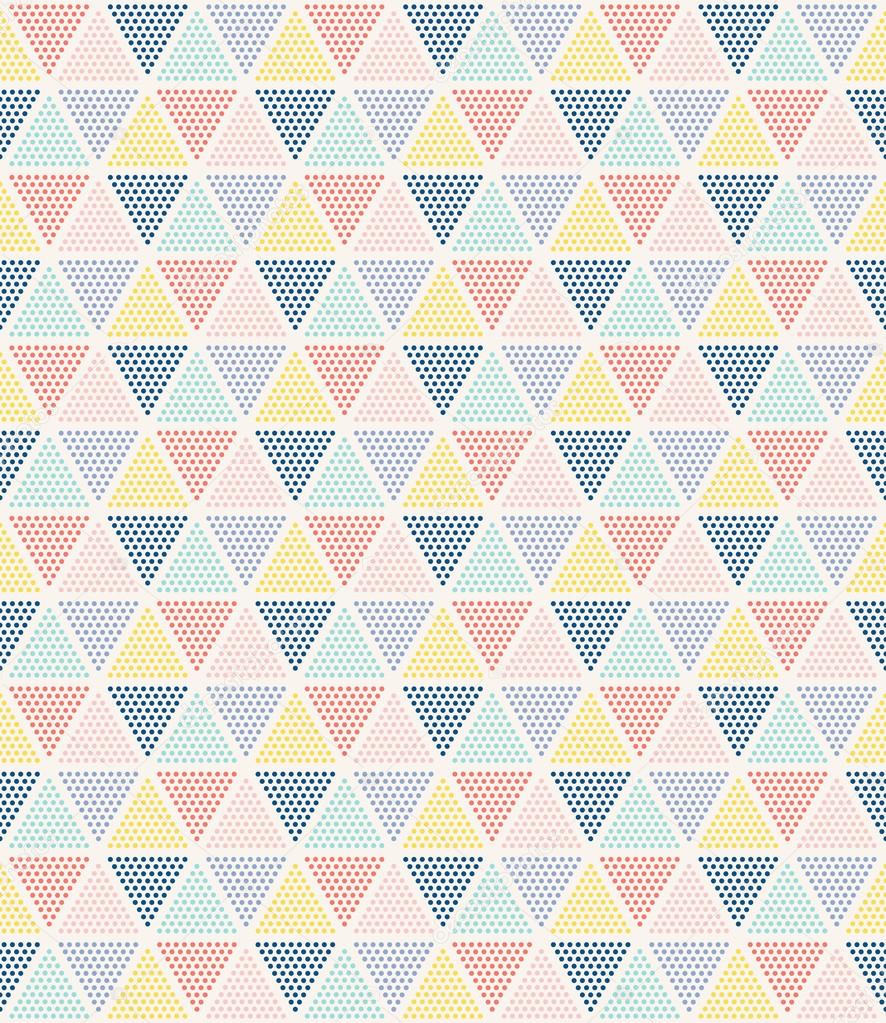 Triangle pattern of multicolour dots. Stock Vector Image by ©murmurbear ...