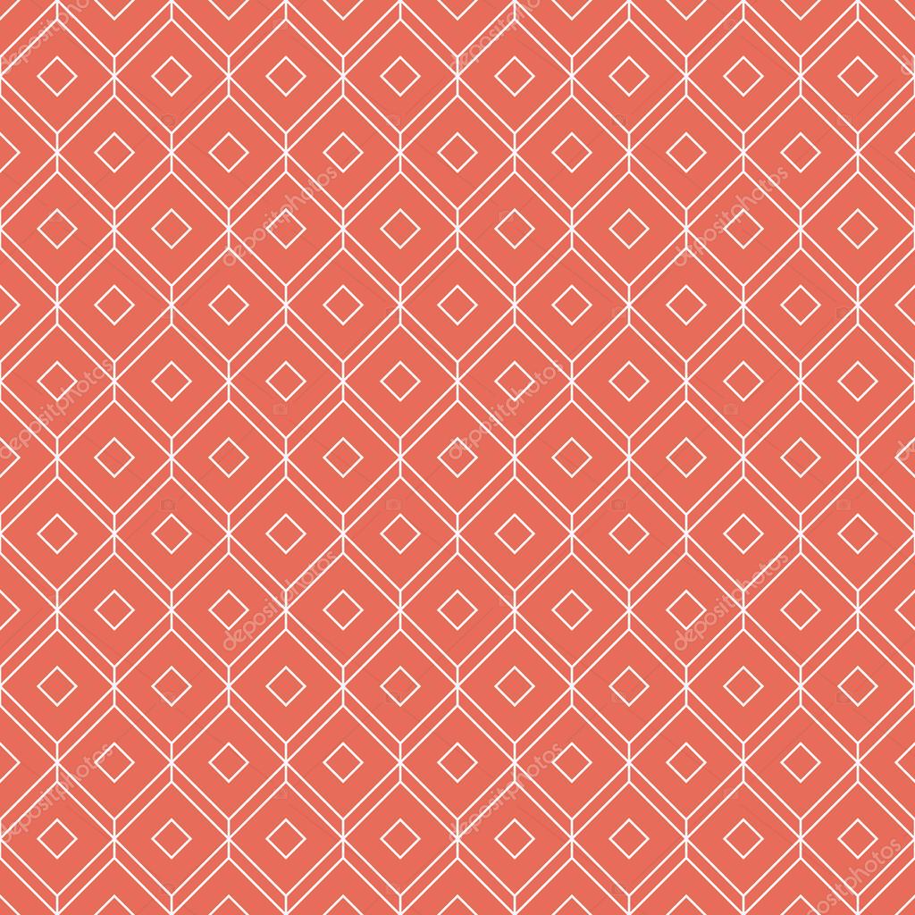 Coral pink isometric grid background Stock Vector by ©murmurbear 71836259