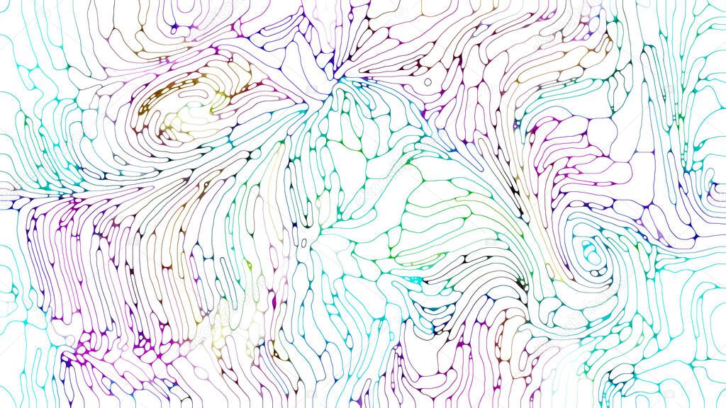 Patrón de diseño de líneas de colores en movimiento para impresiones ...