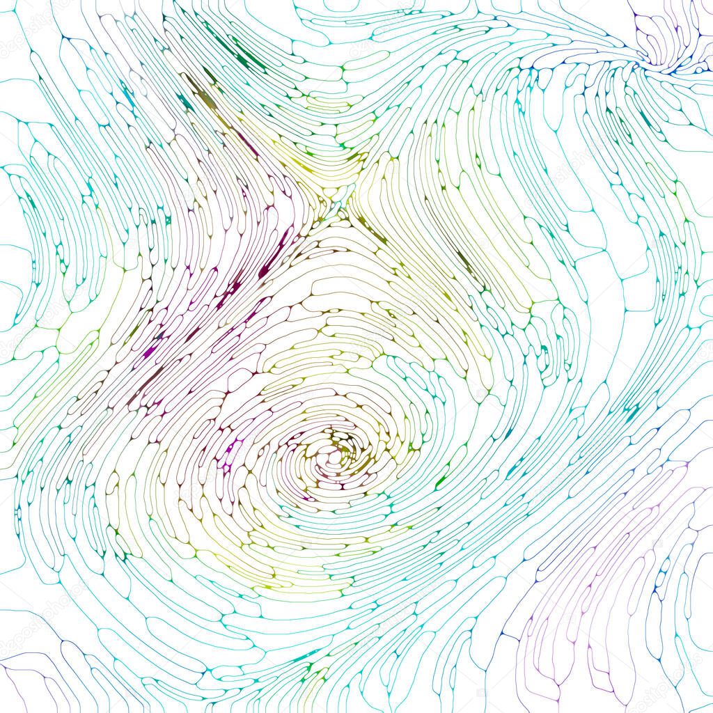 Patrón de diseño de líneas de colores en movimiento para impresiones ...