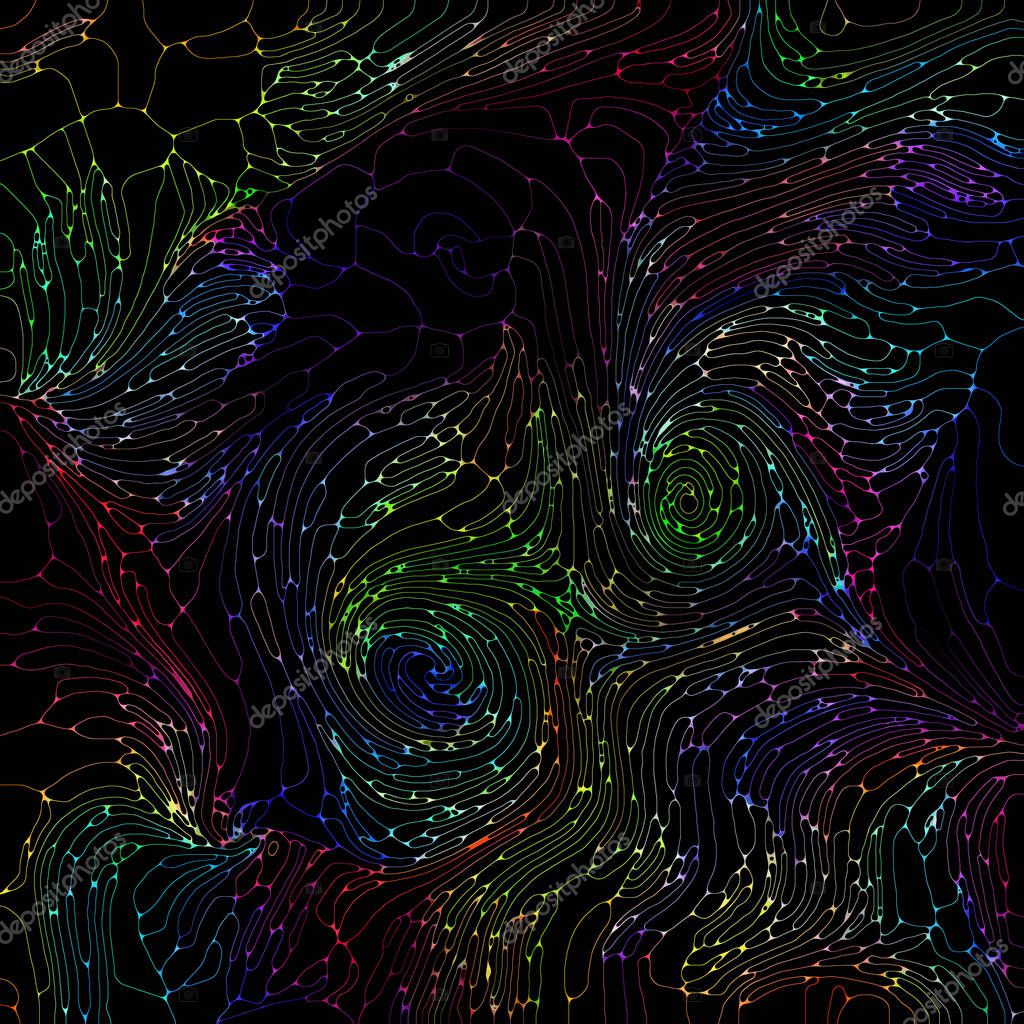 Patrón de diseño de líneas de colores en movimiento para impresiones ...