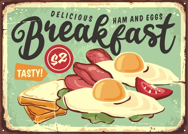 12,491,811 Vintage breakfast poster Vector Images | Depositphotos