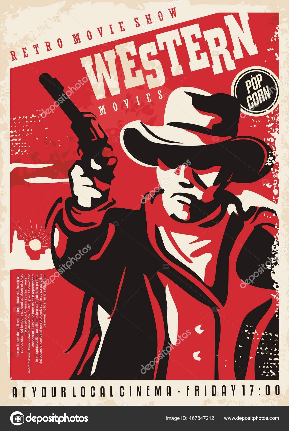 Vintage Cowboy Illustration