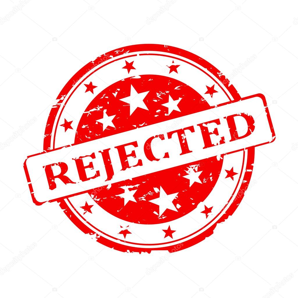Sello rojo - rechazado — Foto de Stock #62958093 — Depositphotos