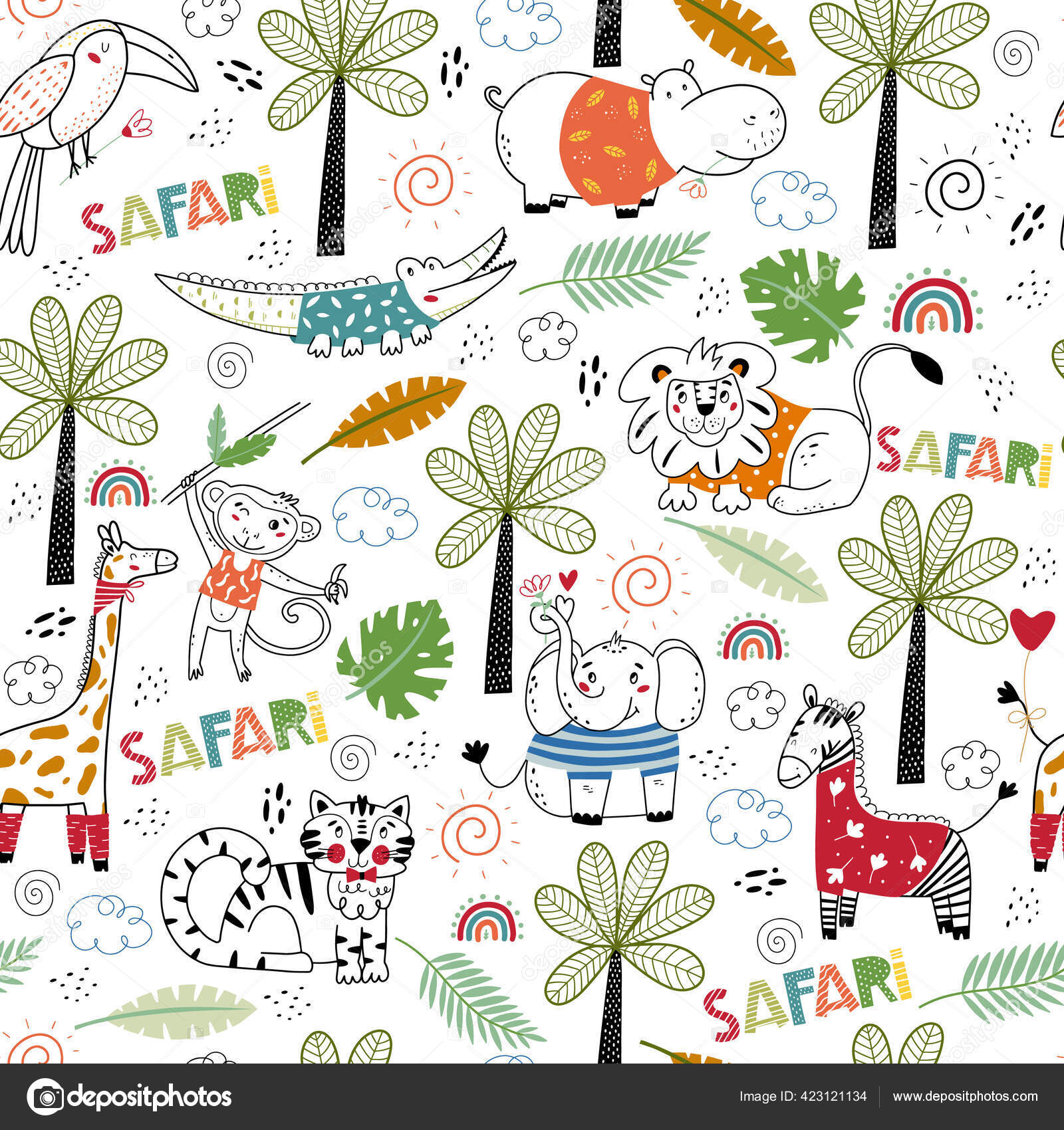 Safari Wrapping Paper