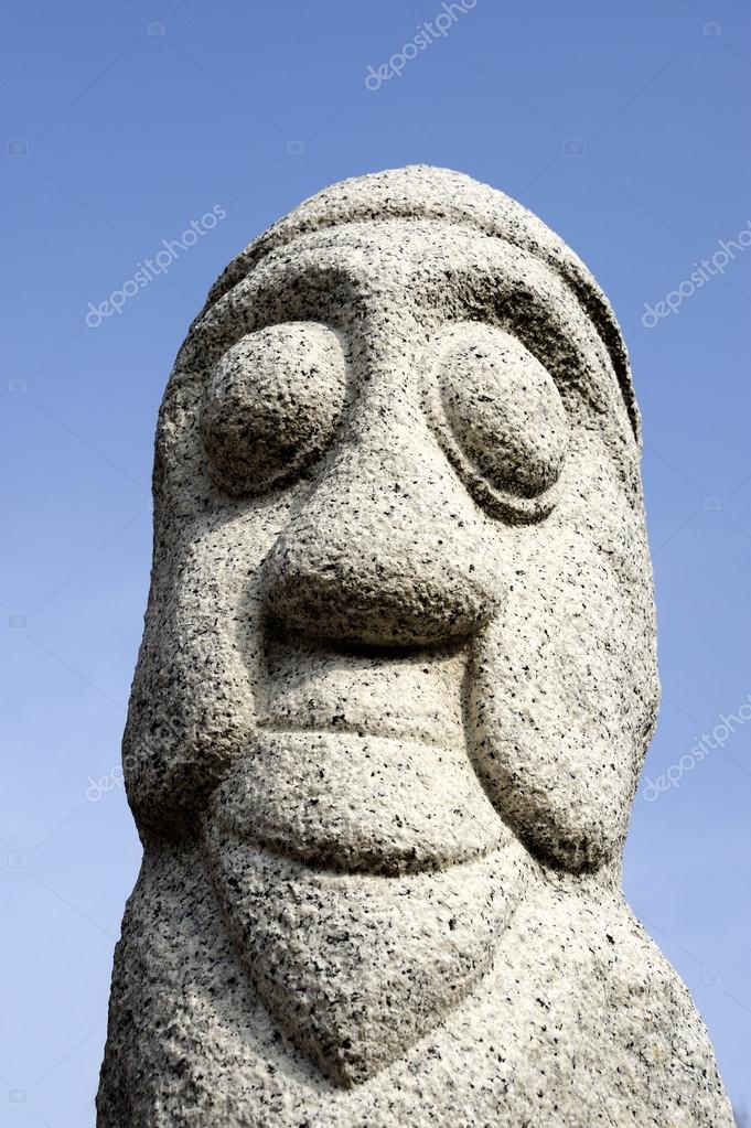 Primitive stone statue — Stock Photo © jehoede #93654988