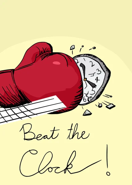 1,224 Beat the clock Vector Images | Depositphotos