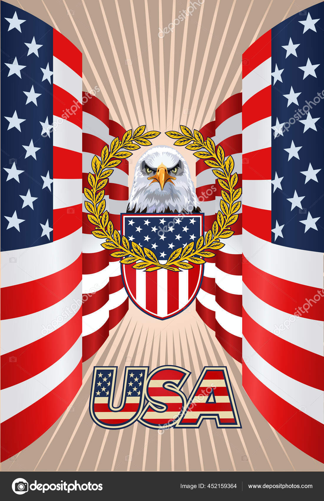 Symbols Usa Stock Vector Image by ©eugeneharnam #452159364