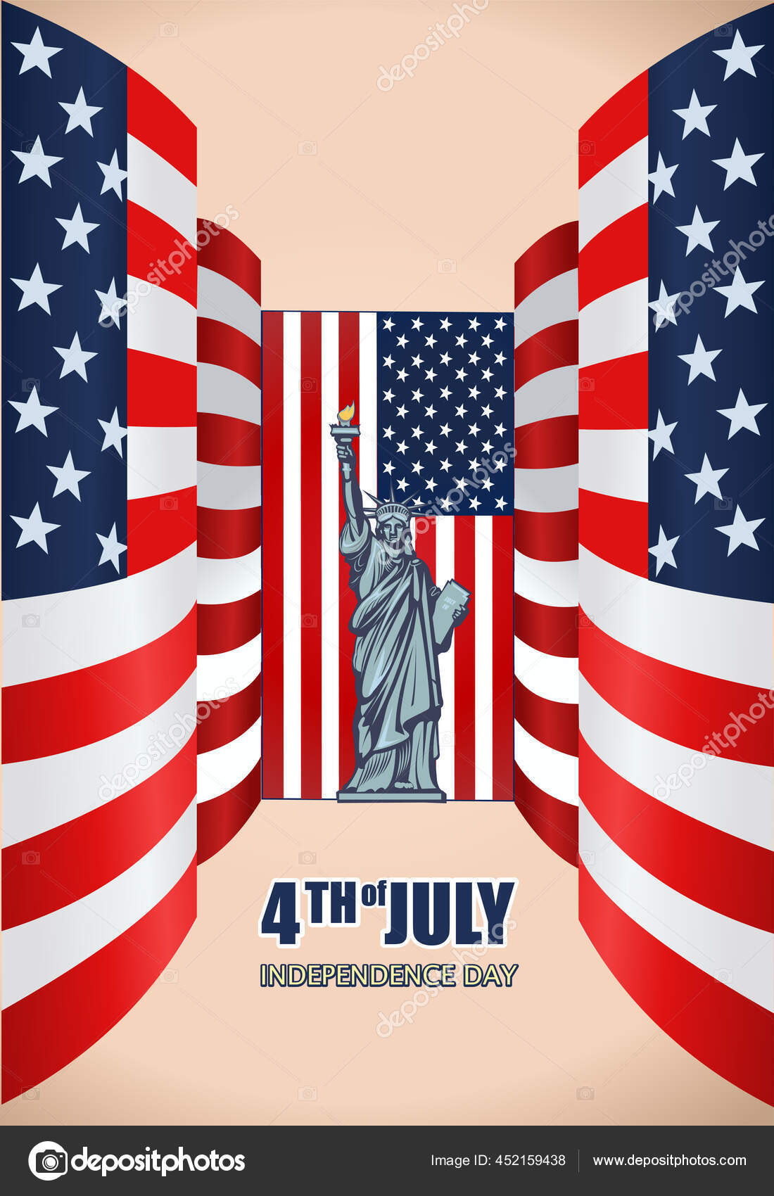 Símbolos Los Estados Unidos Vector de stock #452159438 de ©eugeneharnam