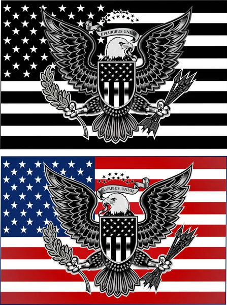 American Eagle Flag Revolvers Stock Vector by ©eugeneharnam 456349966