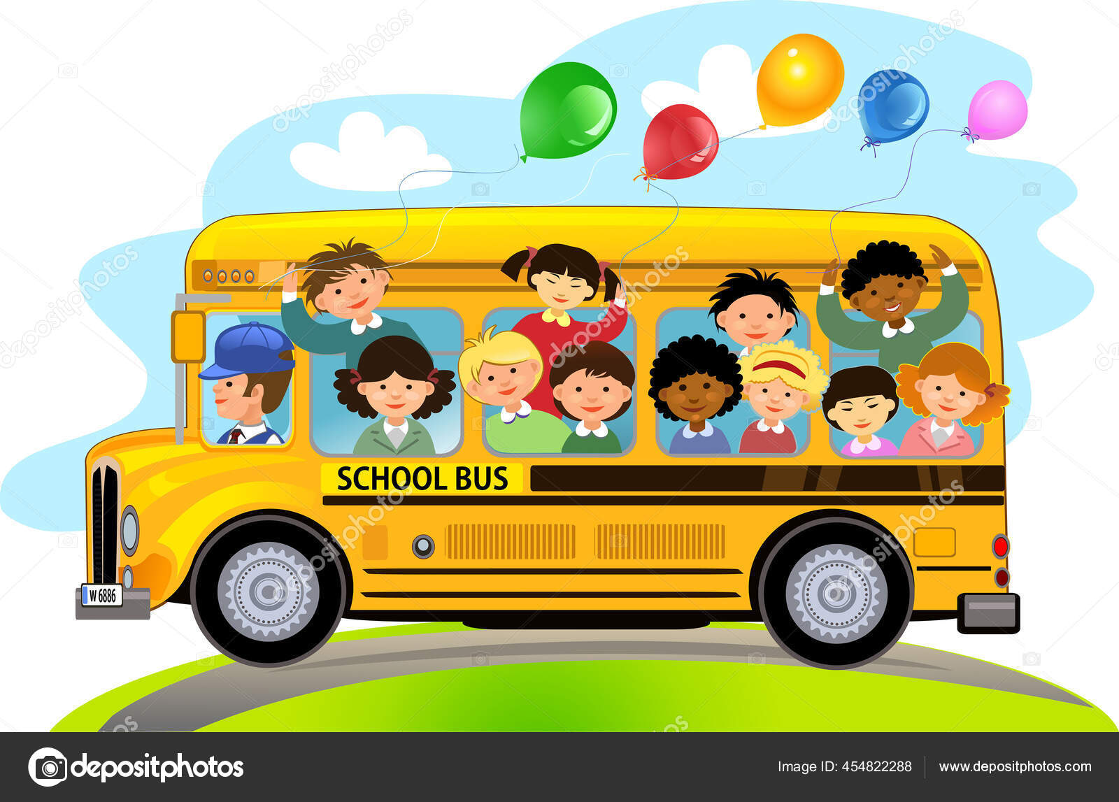 Riding The Bus Clipart Pictures