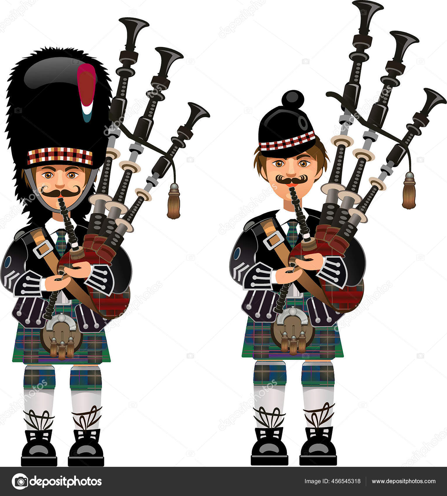 Clipart Of Bagpipers