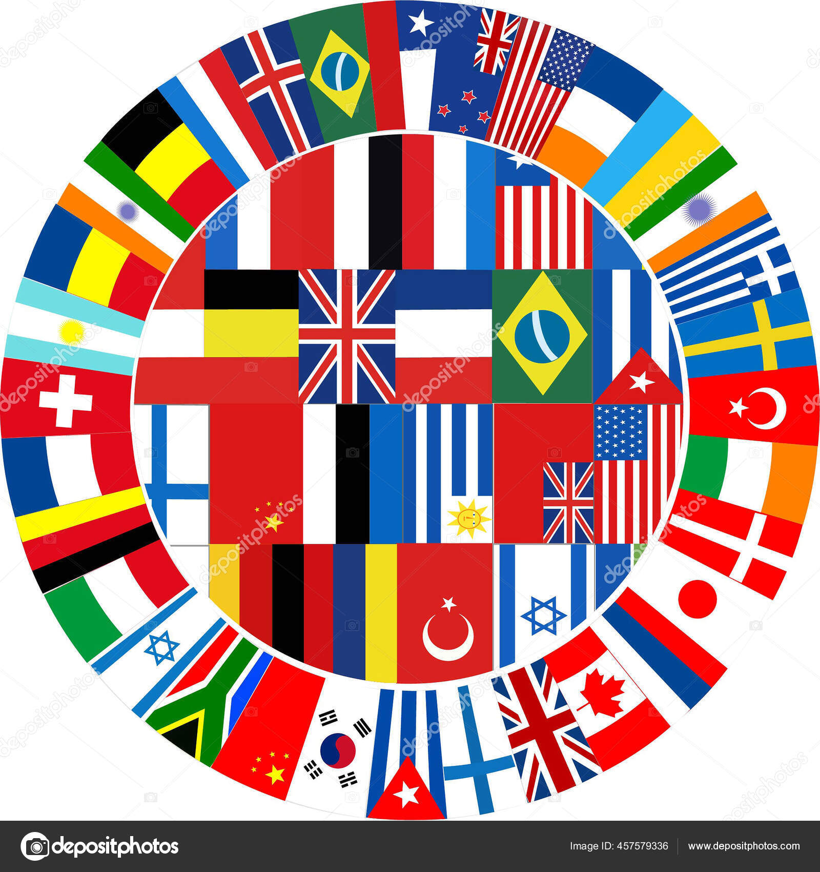 Flags Vector World Flags Icons Flat Style Stock Vector Image by ... Flags Vector World Flags Icons Flat Style Stock Vector Image by ...
