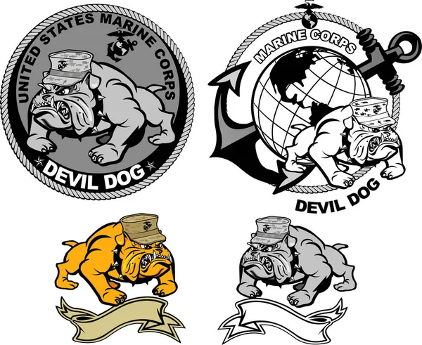 Usmc Devil Dog Drawing