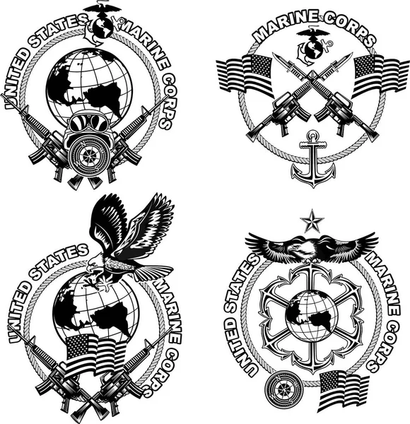 Marine corp Vector Art Stock Images | Depositphotos
