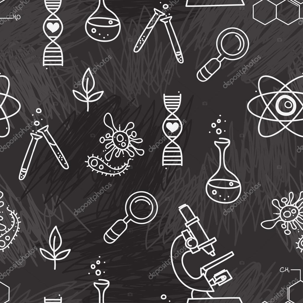 Seamless texture for science Stock Vector Image by ©ghouliirina #69451937