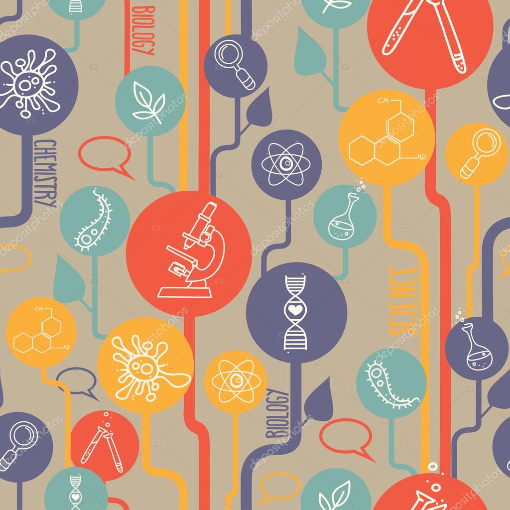 Seamless texture for science Stock Vector Image by ©ghouliirina #70580507