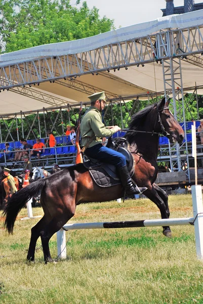 Horse riders competition - Stock Image - Everypixel