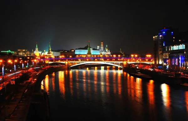Moscow Kremlin. Night scene. - Stock Image - Everypixel