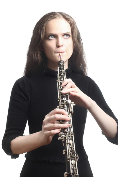 Classical musician oboe playing Stock Photo by ©alenavlad 15694563