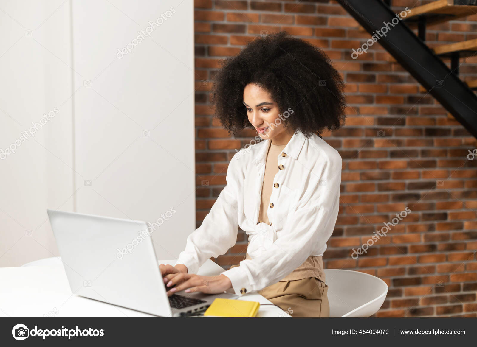 Female Author Writing