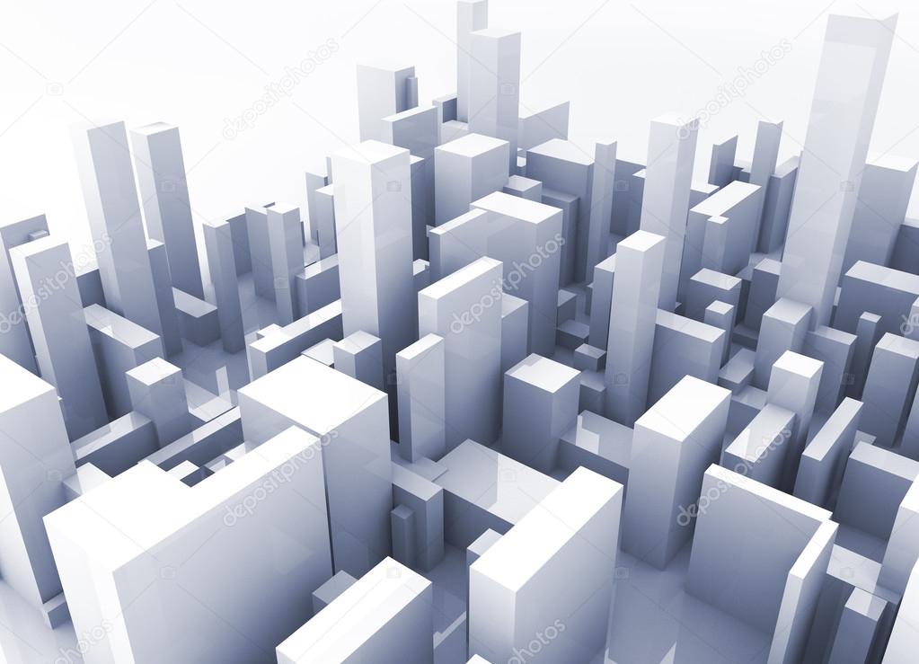 Building simulation computer generated — Stock Photo © valeniker #91073126