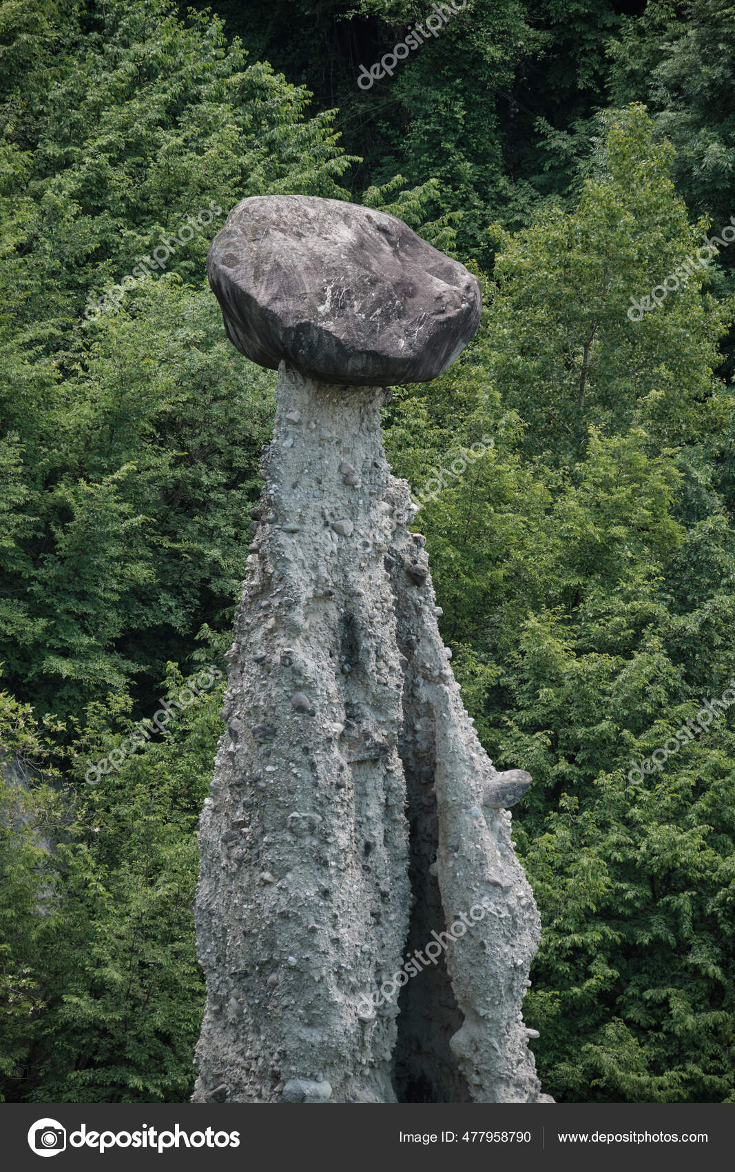 Pyramids Zone Rock Formations Also Known Fairy Chimneys Earth Pyramids ...