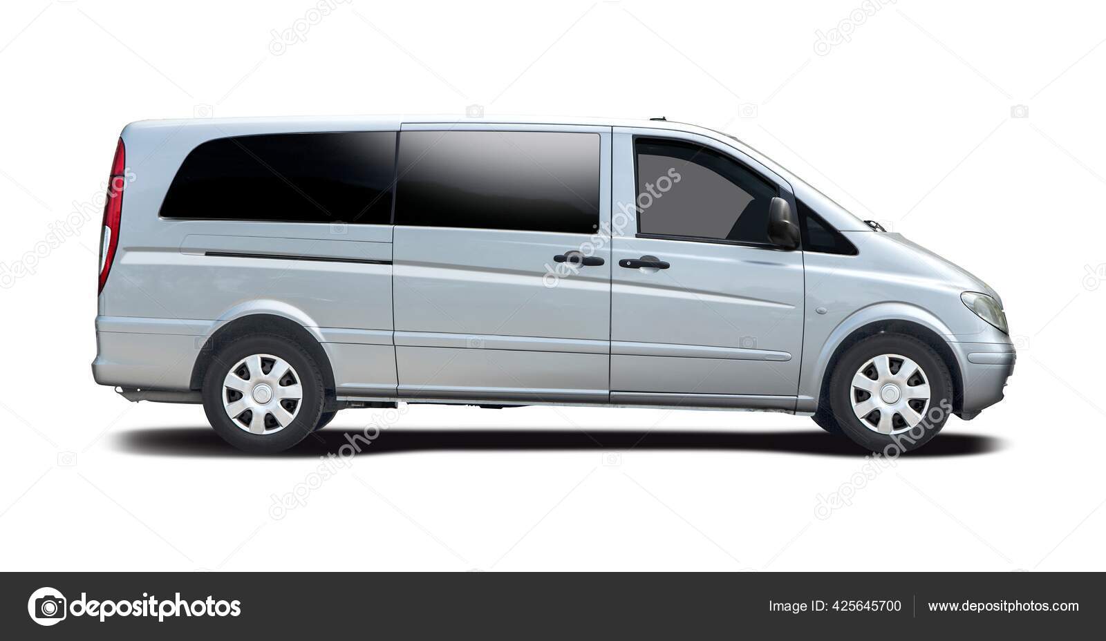 Mini Bus Side View Isolated White Background Stock Photo by ©Pixellio ...