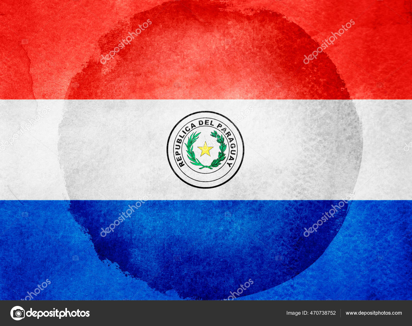 Watercolor Flag Background Paraguay Stock Illustration by ©sun_tiger ...