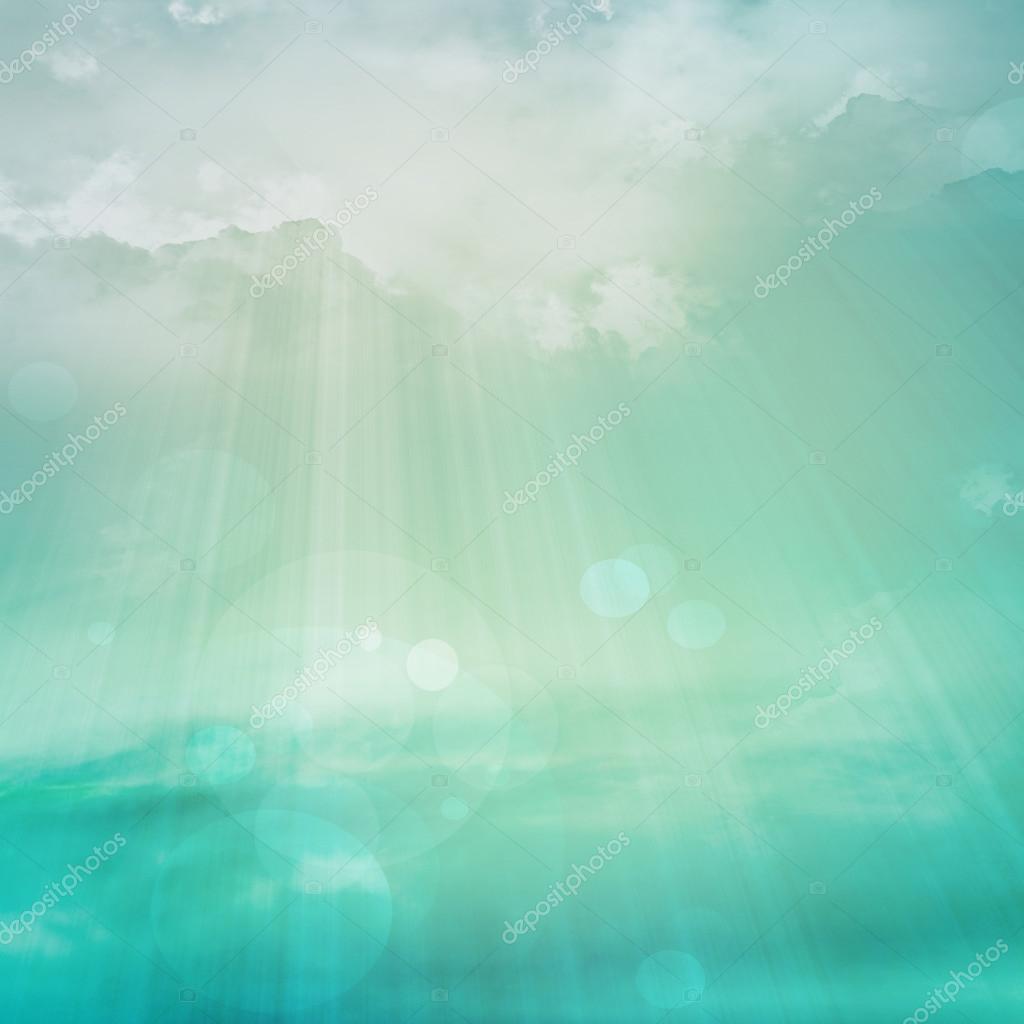 Cielo verde con nubes: fotografía de stock © sun_tiger #52708473 ...