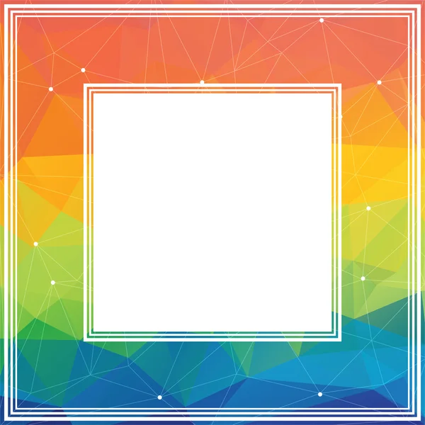 Abstract colored border — Stock Vector © tokhiti #108763634