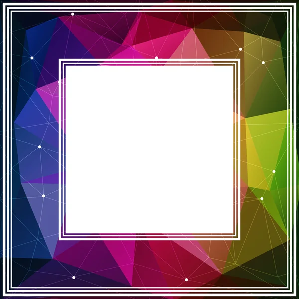 Abstract colored border — Stock Vector © tokhiti #108763634