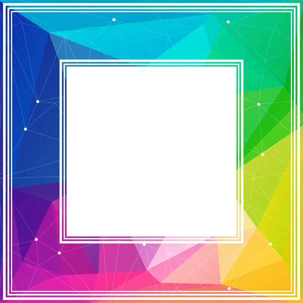 Abstract colored border — Stock Vector © tokhiti #108763634