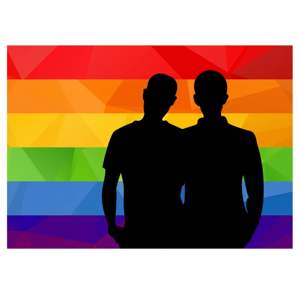 Rainbow Flag Movement Lgbt Flat Icon Symbol Of Sexual Minorities