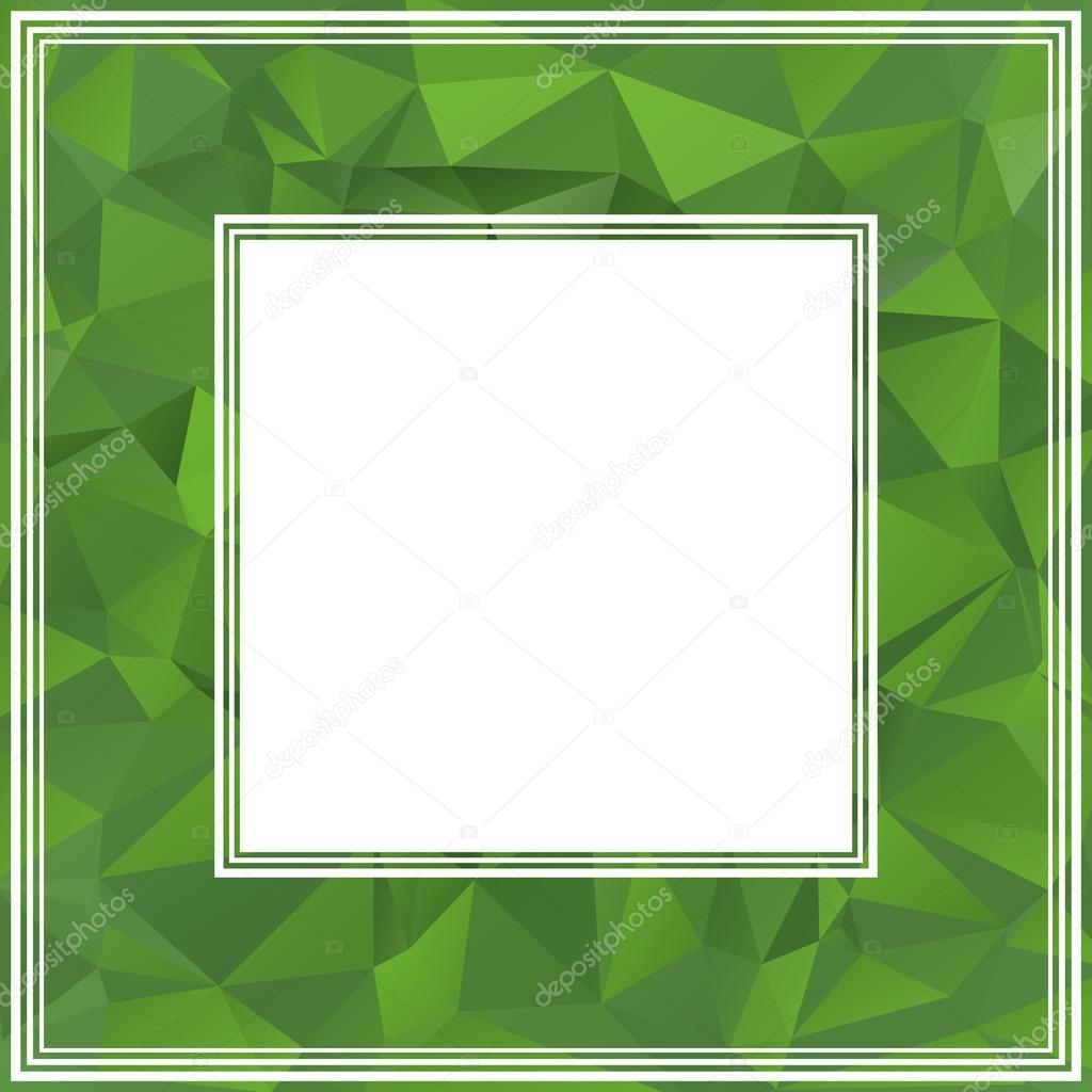 Green abstract border Stock Vector Image by ©tokhiti #117888642