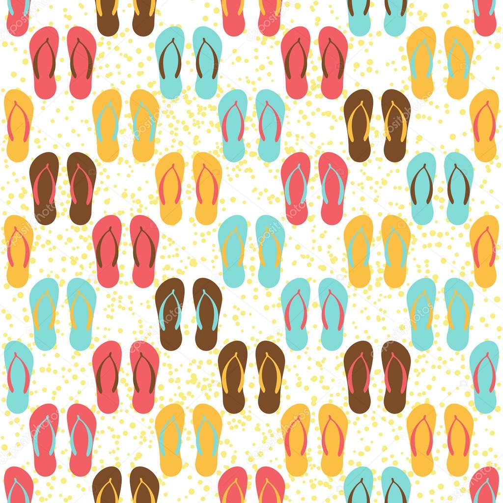 Flip flops pattern Stock Vector Image by ©tokhiti #118811316