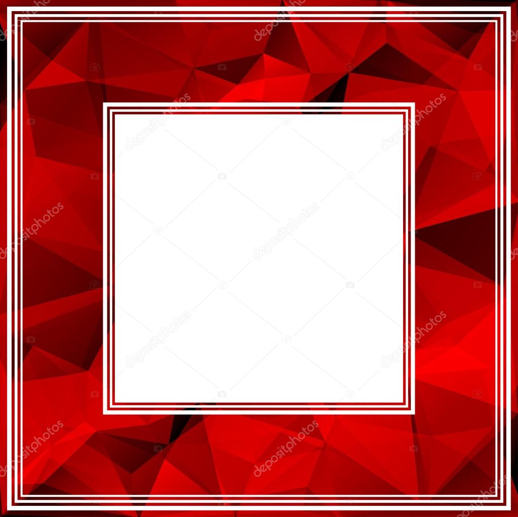 Red border — Stock Photo © tokhiti #68054251