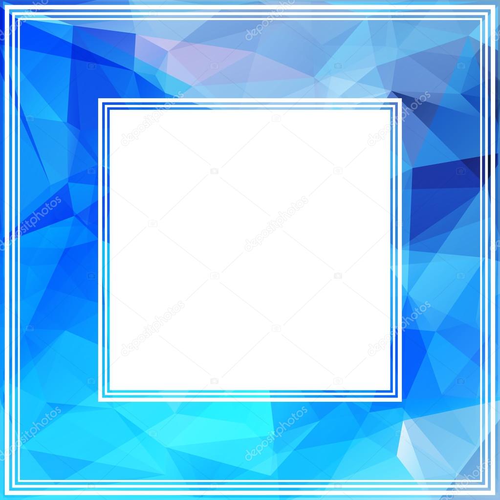 Blue border — Stock Photo © tokhiti #68336129