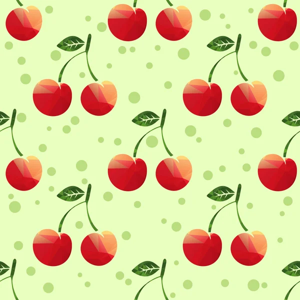 Cherry seamless pattern Stock Vector Image by ©glorcza #52347441