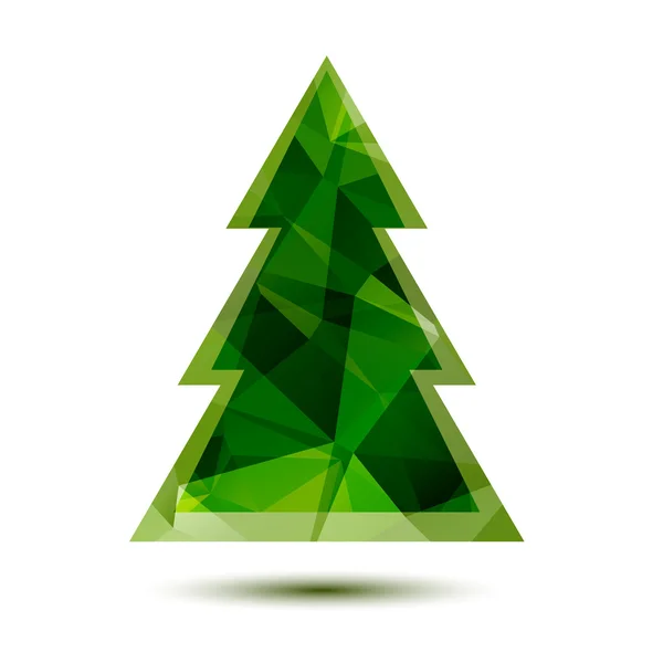 Christmas polygon tree Vector Art Stock Images | Depositphotos