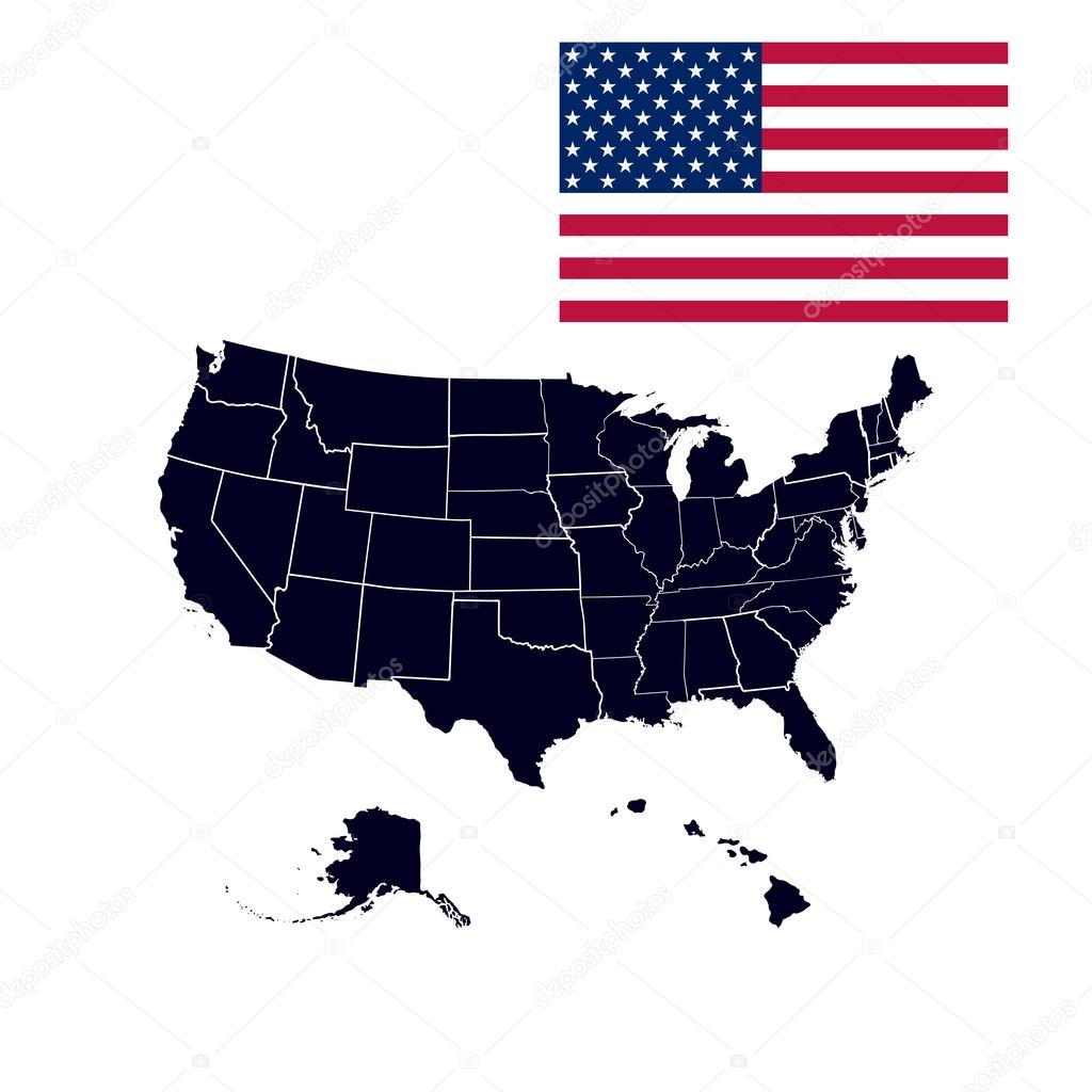 Estados Unidos en el mapa de América 2022