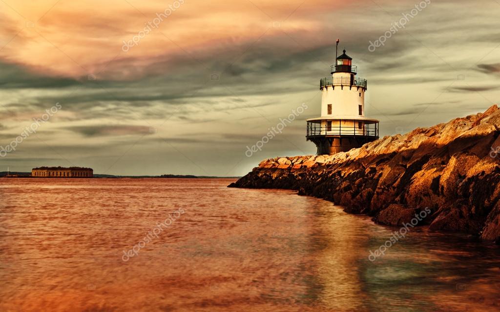 Beautiful view of lighthouse — Stock Photo © stu99 #60214459