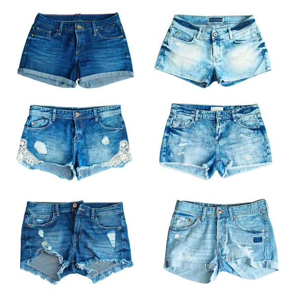 Different jeans shorts — Stock Photo © ulchik74 #111386334