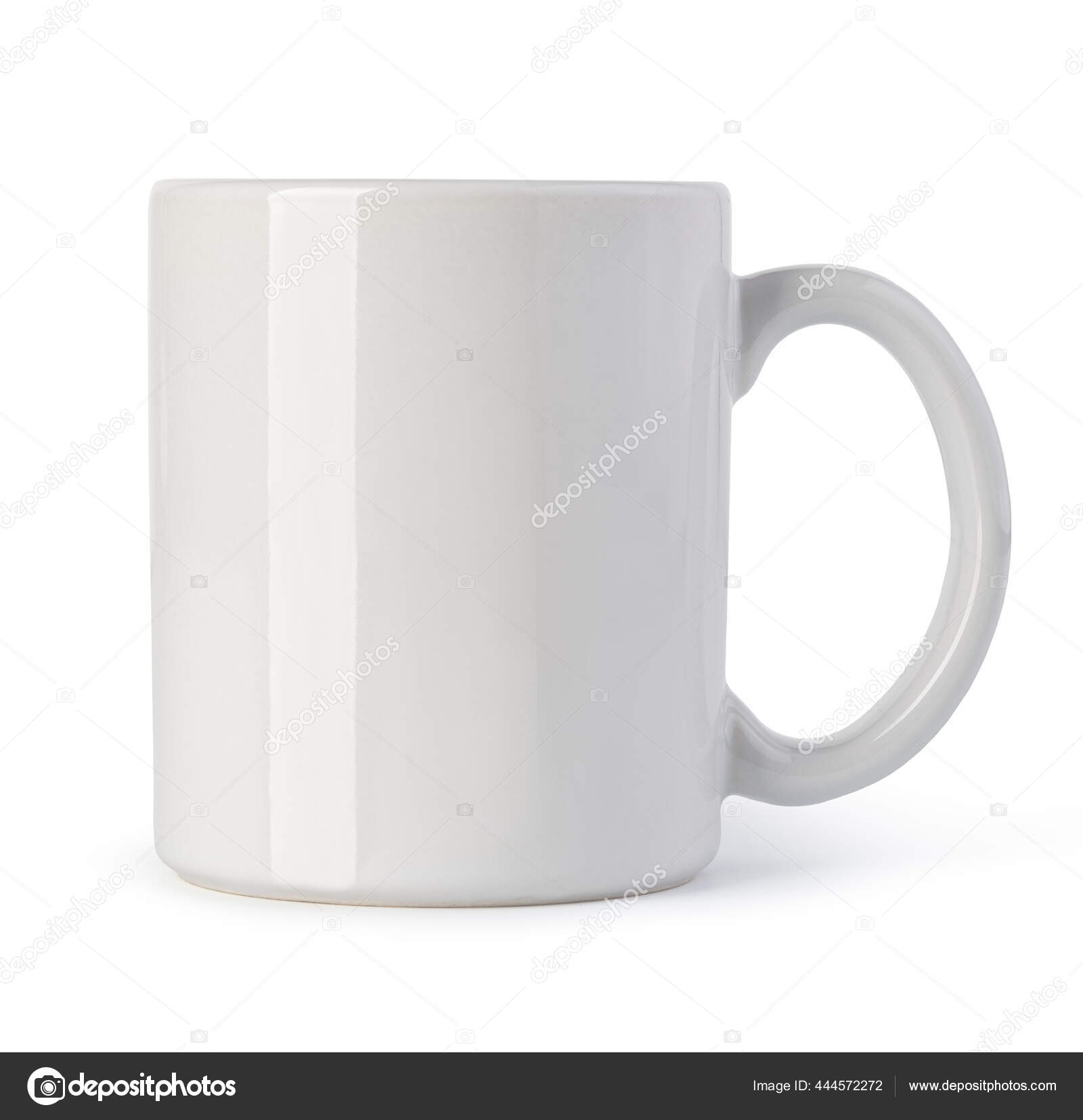White Ceramic Mug Isolated White Background — Stock Photo © gresey ...