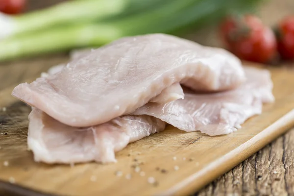 Slate slab with raw Chicken Cutlets Stock Photo by ©HandmadePicture ...