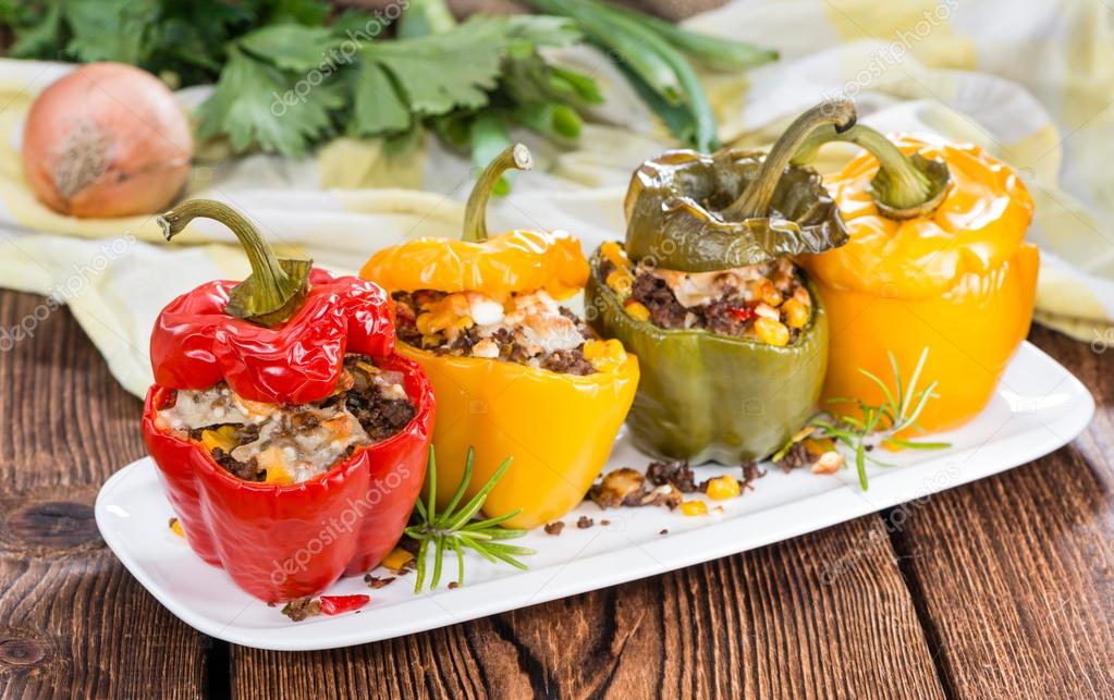 Stuffed Peppers with minced meat Stock Photo by ©HandmadePicture 86817816