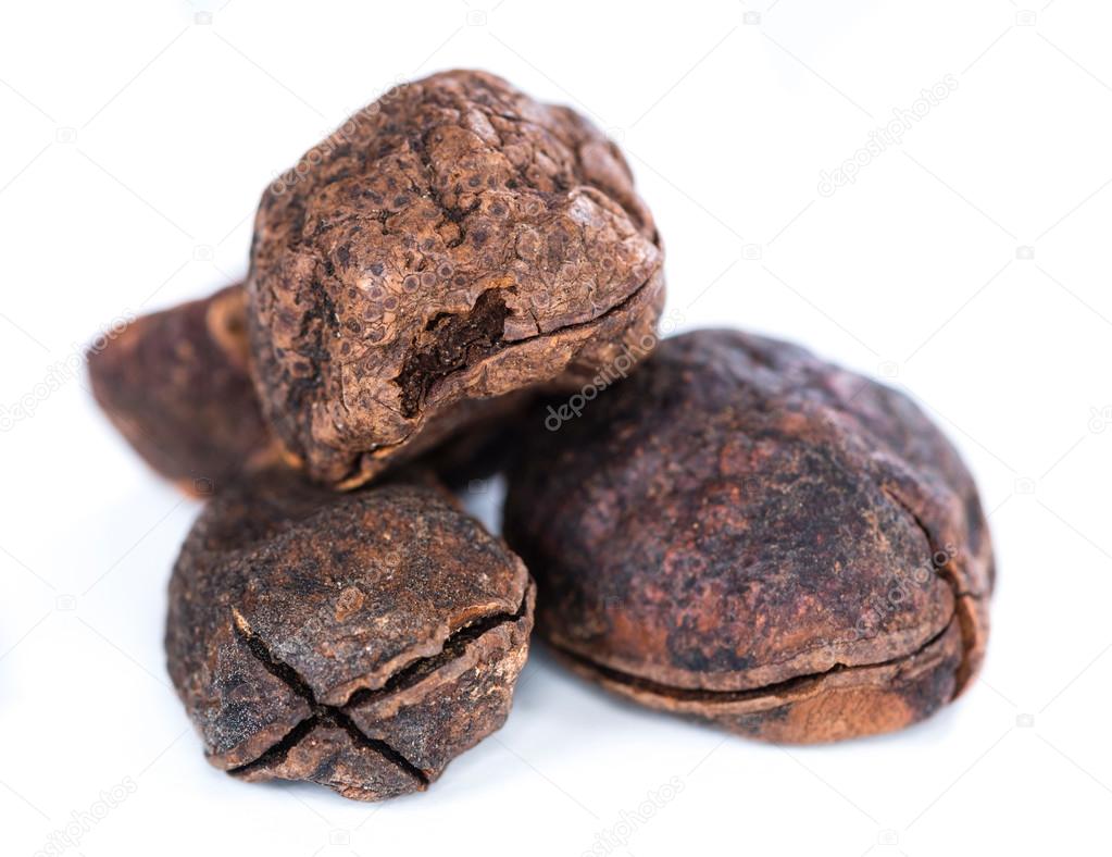 Whole Cola Nuts (isolated on white) Stock Photo by ©HandmadePicture ...