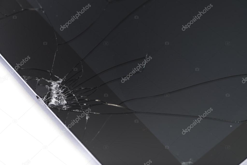 A broken tablet computer — Stock Photo © HandmadePicture #96394972