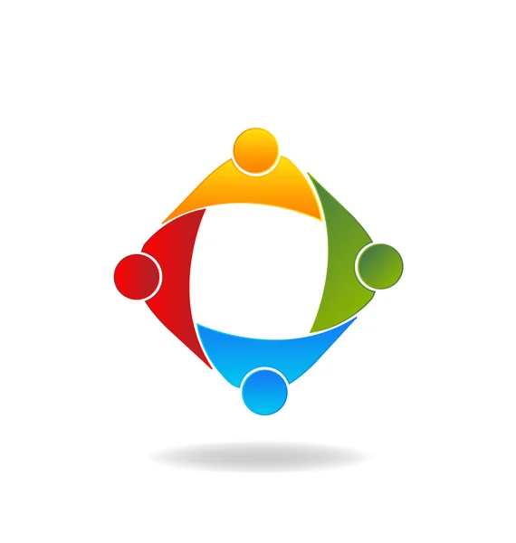 Teamwork people logo Vector Art Stock Images | Depositphotos